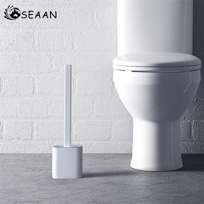 Lange Handvat Wc-Borstel Naadloze Tpr Materiaal Pl... – Grandado