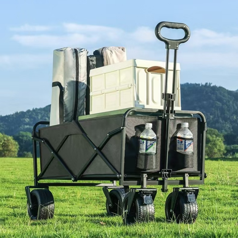 Large Capacity Outdoor Folding Cart Camping Stroll... – Grandado