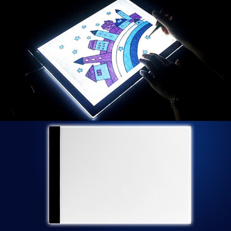 1 A4 LED Artist Thin Art Stencil Board Light Box T... – Grandado