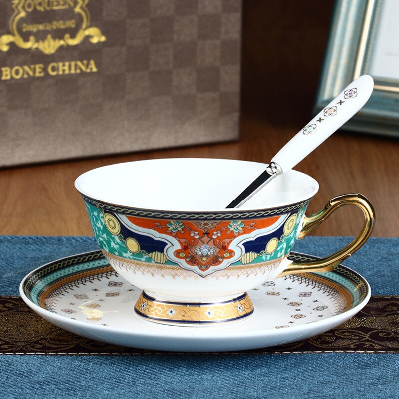 3pcs/set Porcelain Cup and Saucer Ceramic Tea Cup ... – Vicedeal