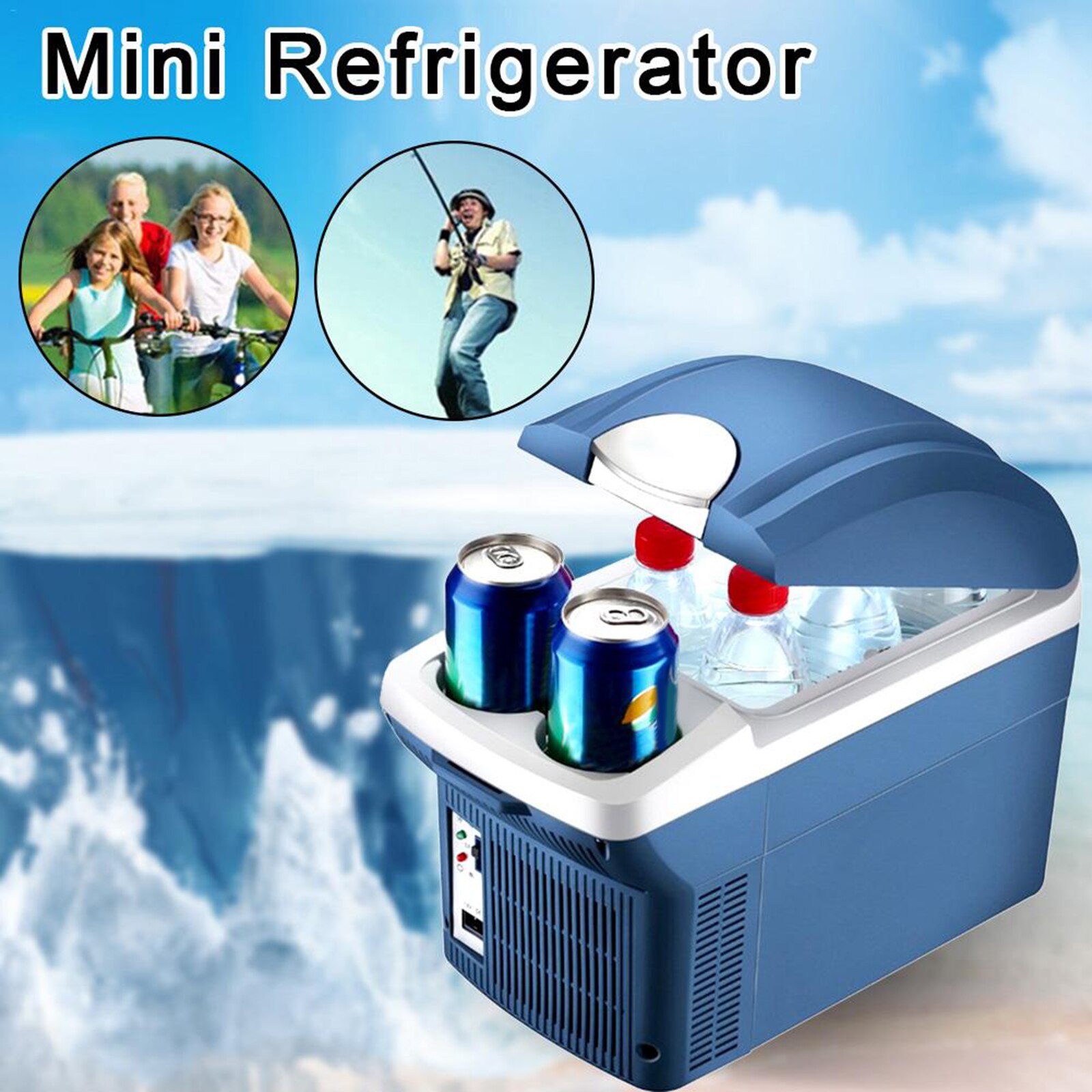 Mini Portable 12V Car Freezer Fridge RV Camping He... – Grandado