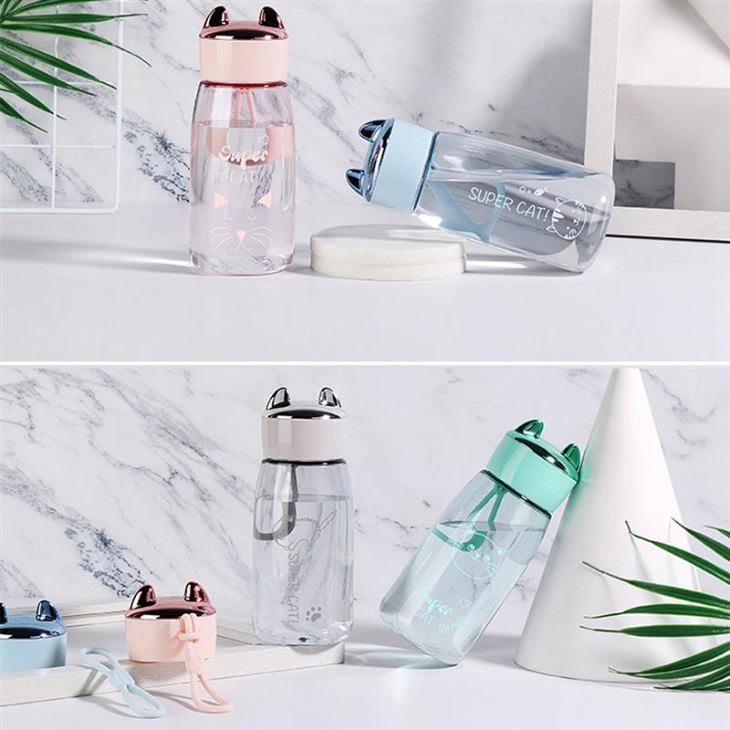 Random Color 13.38oz Water Bottle Cute Cartoon Por... – Grandado