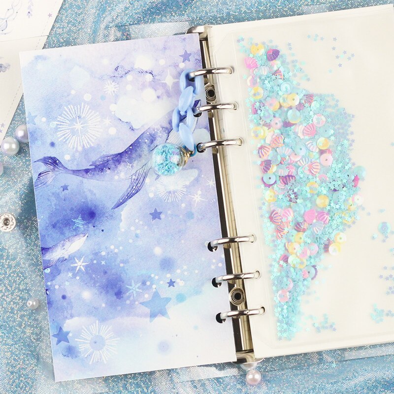 A6 Spiral Notebook Kawaii Ocean Planner Notebook Cherry Bullet Diary ...