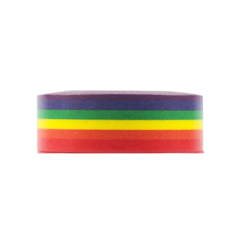 1PC Rainbow Washi Tape School Supplies Stationery ... – Grandado