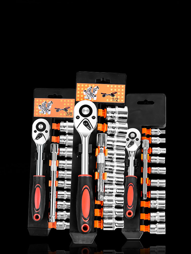 1/4 3/8 1/2 Inch Ratchet Wrench Set Chrome Vanadiu... – Grandado