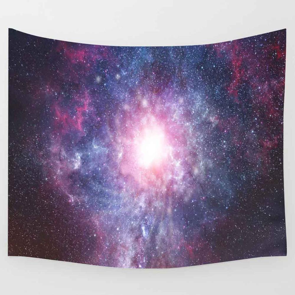 Simsant Galaxy Moon Tapestry Mysterious Space Nebu... – Grandado