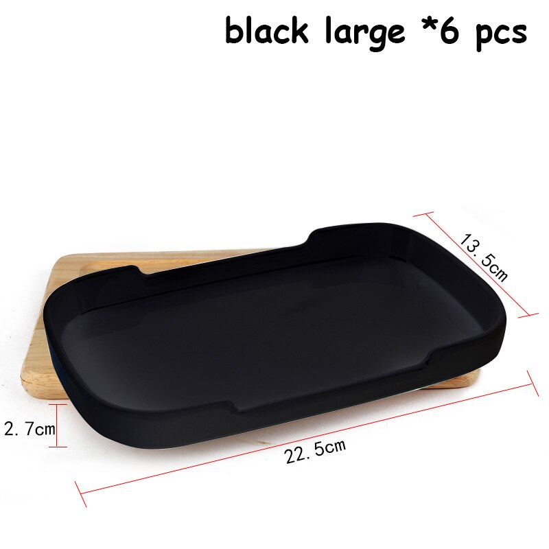 Rectangle Plates Colorful Trays Food Containers Ko... – Grandado