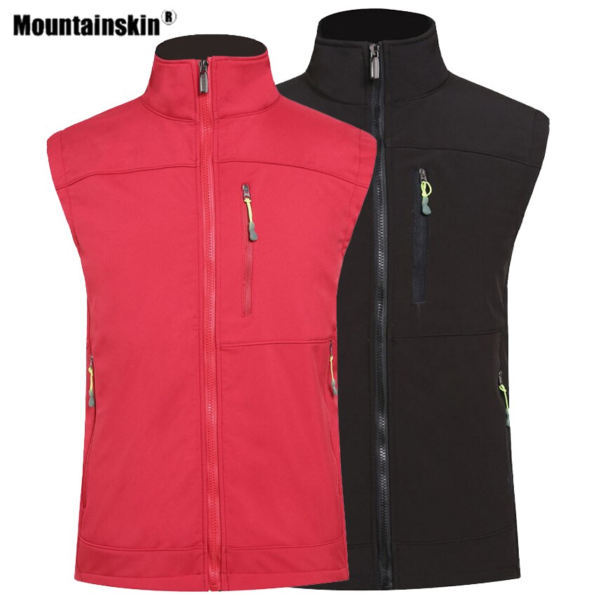 Mountainskin Women Mens Hiking Softshell Vest Outd... – Grandado