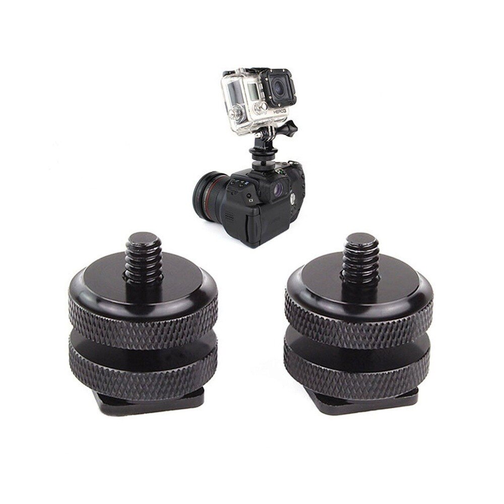 1/4"-20 Camera Shoe Adaptor with Tripod Mount for ... – Vicedeal