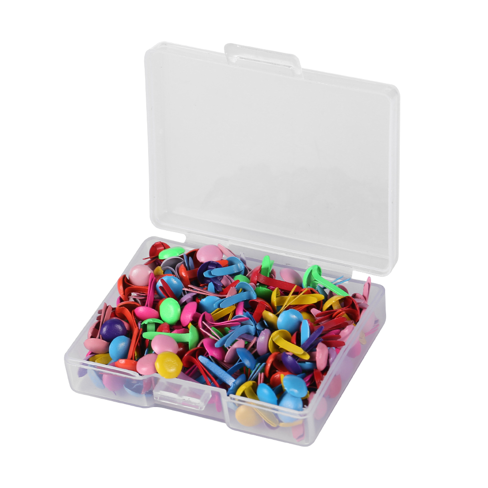 200pcs Mixed Round Scrapbooking Embellishment Fast... – Vicedeal