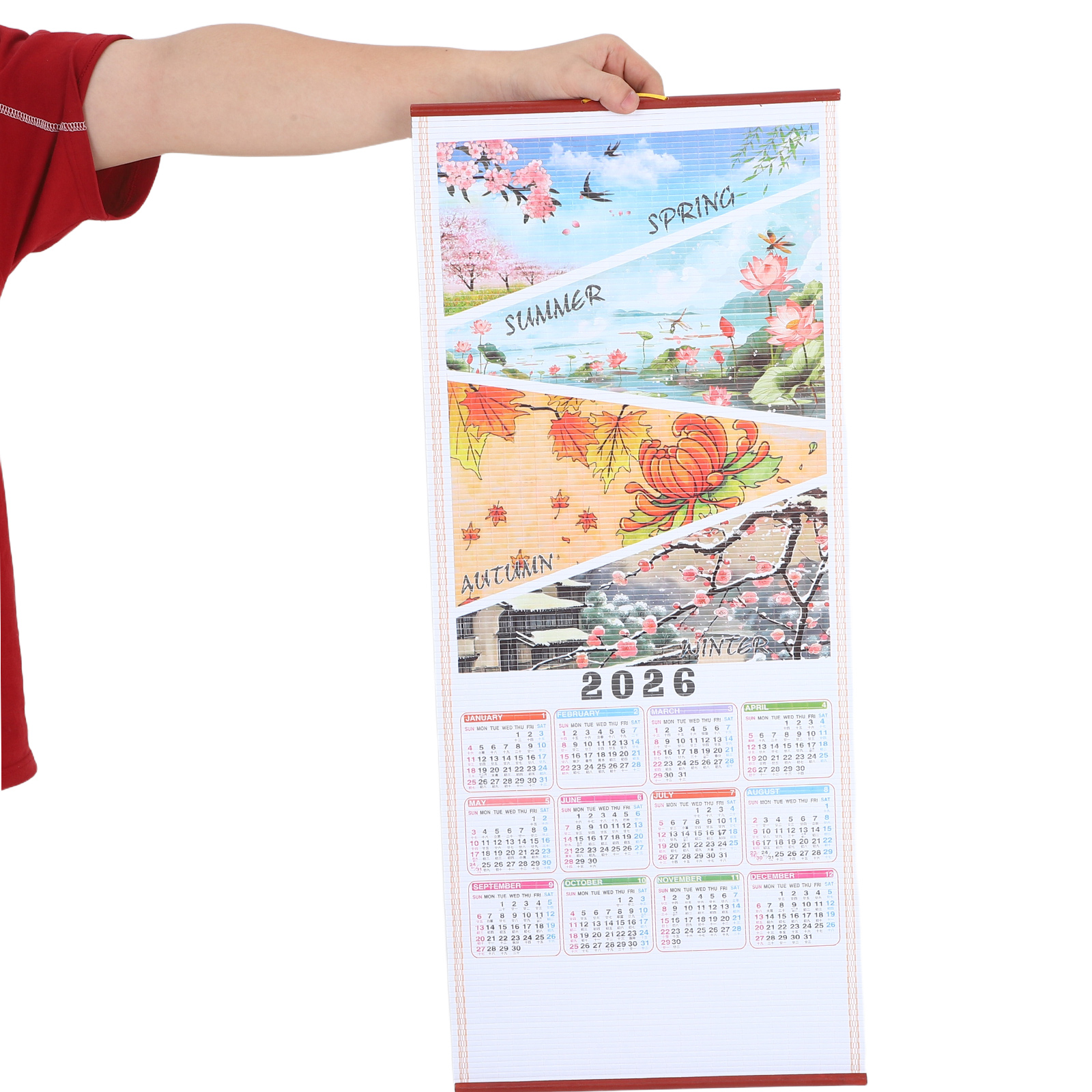 2 Stuks 2026 Chinese Wandrol Kalender Paard Jaar 2... – Vicedeal