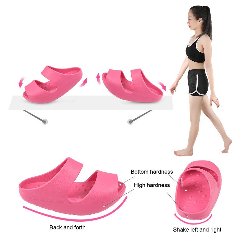Swing Slippers Four Seasons Anti-skid Slope Heel Y... – Grandado