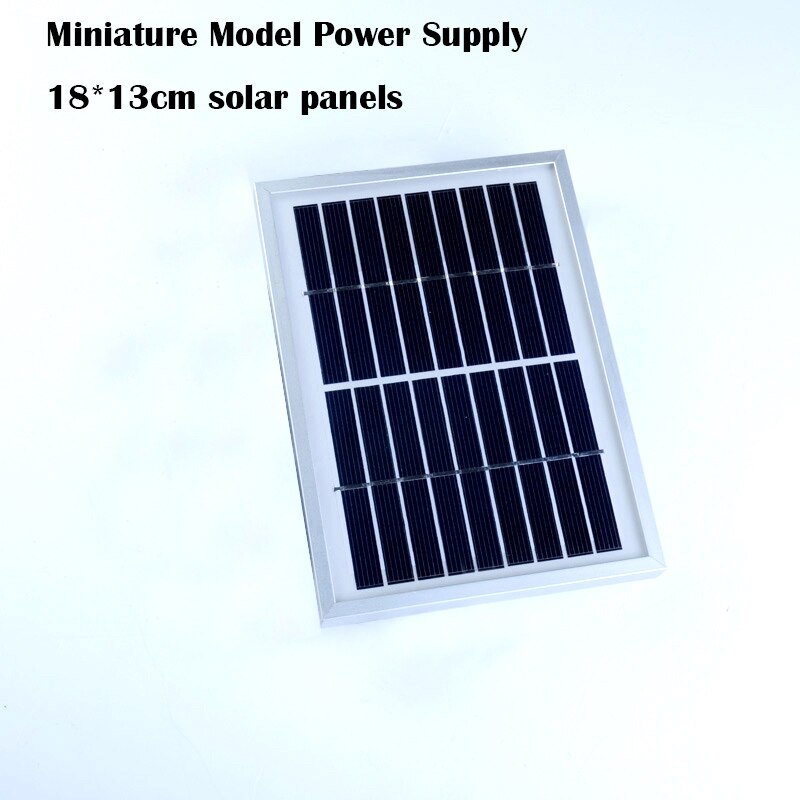 Miniature Model Power Supply 18*13cm solar panels ... – Grandado