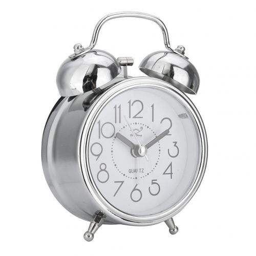 Classic Silent Ringing Alarm Clock Double Bells Qu... – Grandado