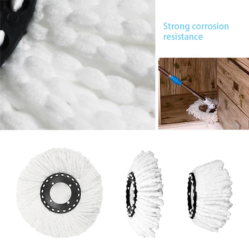 360 Degree Rotating Spinning Magic Mop Heads Floor... – Grandado