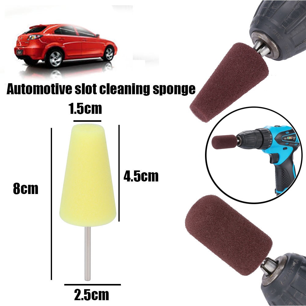 Auto Polish Buffing Shank Polijsten Spons Cone Met... – Vicedeal