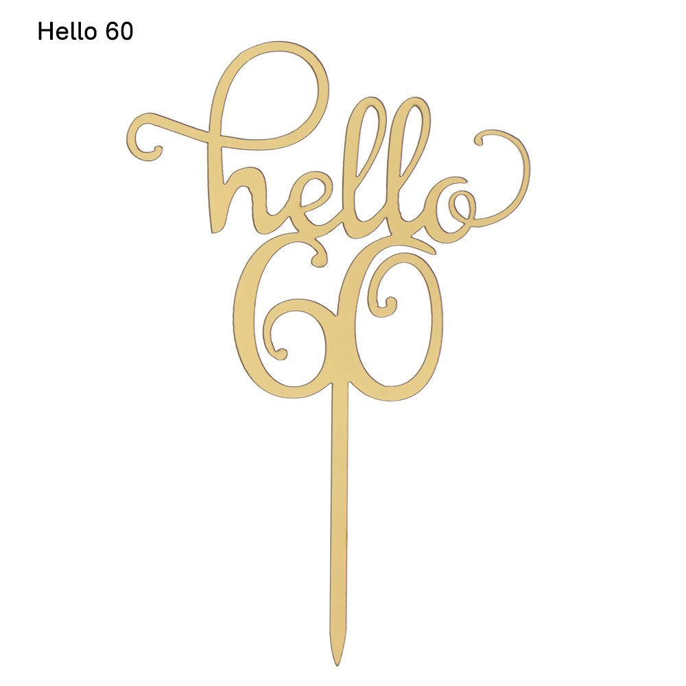 Acrylic Cake Toppers Happy Birthday Party Decorati... – Grandado