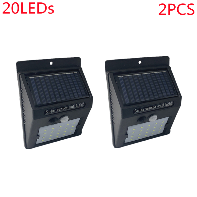 100 Led Solar Light Security Outdoor Solar Wall La... – Grandado