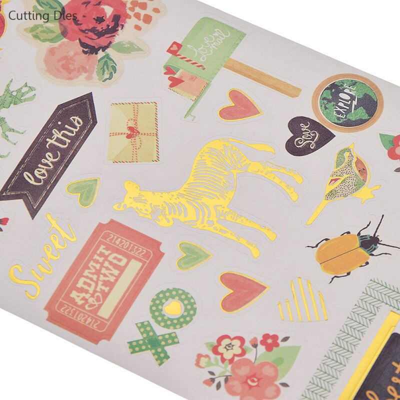 Liefde Dit Papier Woord Brief Papier Stickers Voor... – Grandado