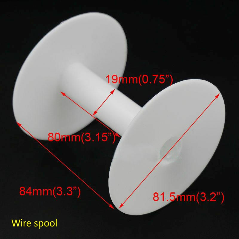 5/10pcs Plastic Empty Spools White Long for Wire T... – Vicedeal