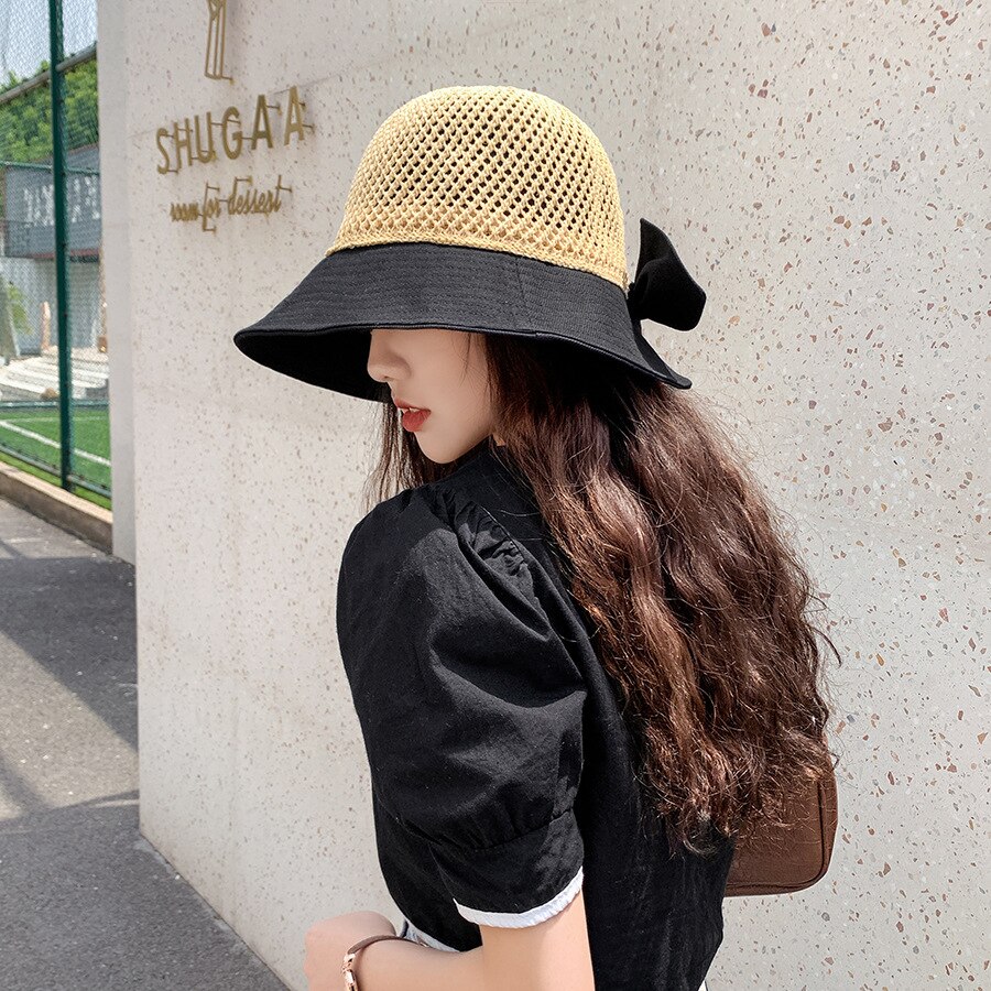 Women's Panama Cap Beach Hat Summer Brim Caps UV P... – Vicedeal