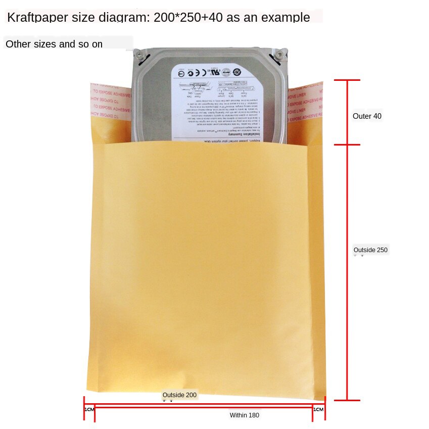 Kraft Paper Bubble Envelope Bag Padded Mailers Env... – Vicedeal
