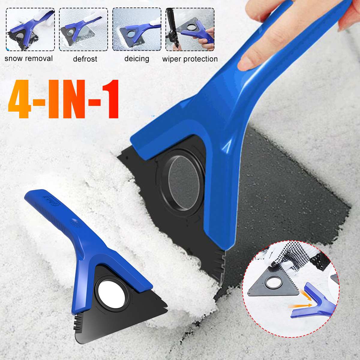 Snow Tool Winter Snow Shovel Shoveling Snow, Deici... – Grandado