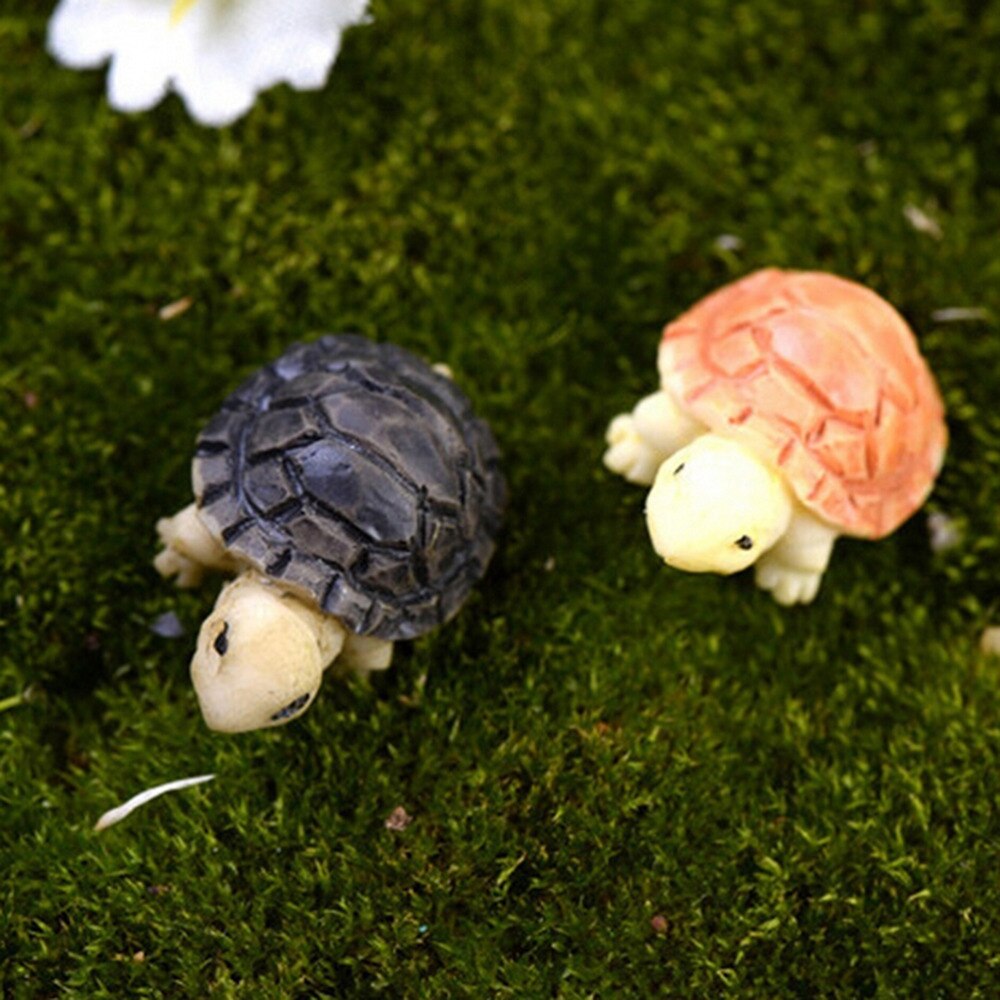 2PCS Miniature Crafts Mini Turtle Animals Crafts F... – Grandado