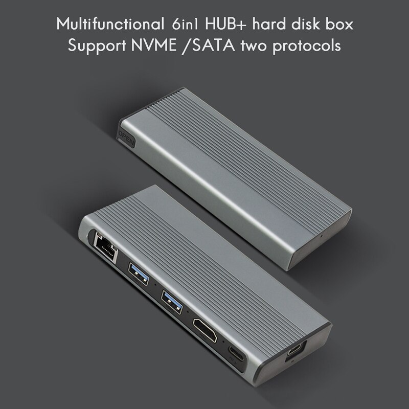 Usb C Hub M.2 Ssd Behuizing Hdmi-Compatibel + USB3... – Grandado
