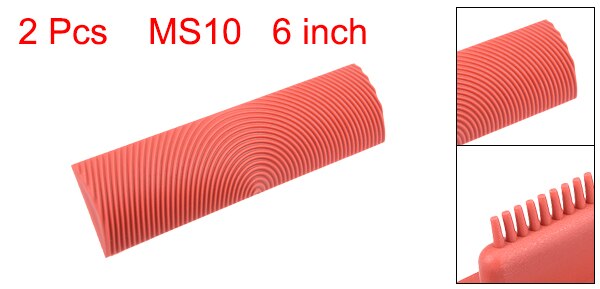 Uxcell MS10 Rood 2 Pcs Houtnerf Tool 6 "Rubber Gra... – Grandado