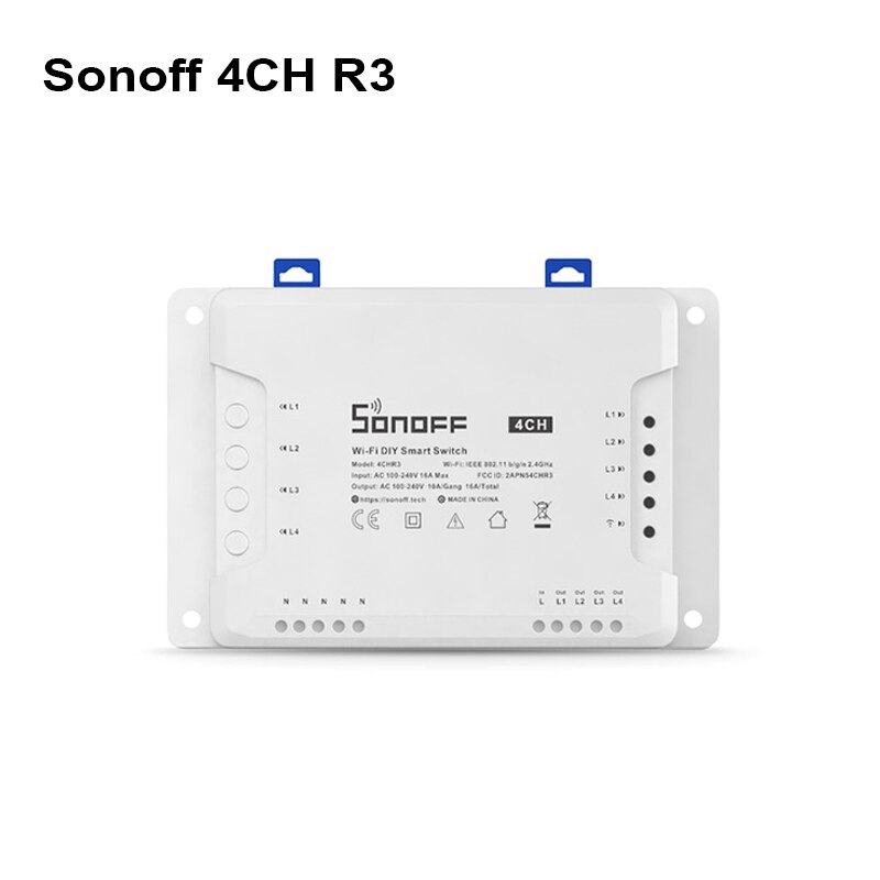 Sonoff 4CH R3/Pro R3 Wifi Lichtschakelaar Afstands... – Grandado