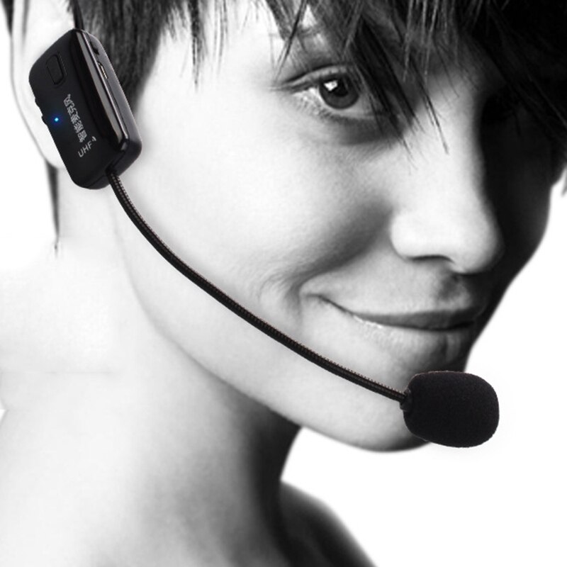 UHF Wireless Microphone Stage Wireless Headset Mic... – Grandado