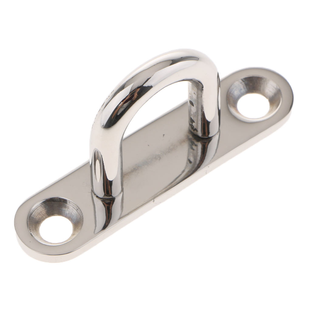5mm 304 Stainless Steel Oblong Pad Eye Plate Stapl... – Grandado