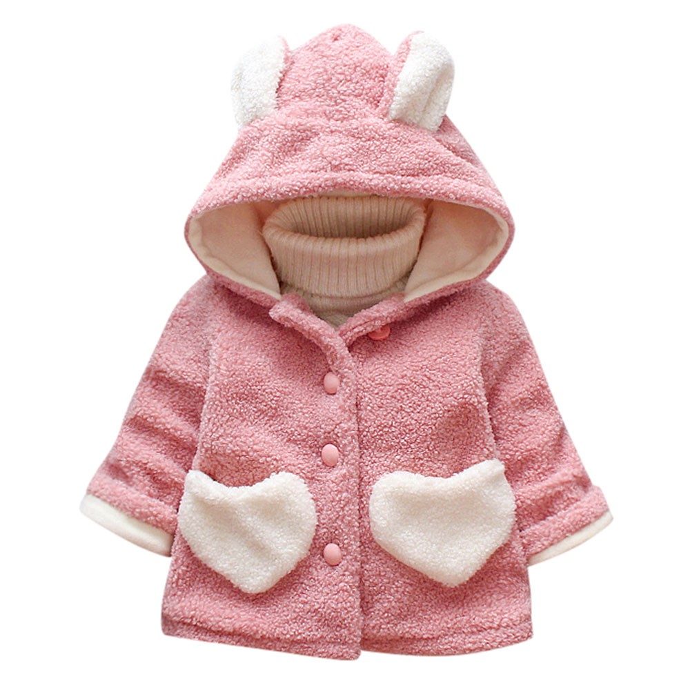 Autumn Winter Children Girls Baby Kids Outerwear C... – Vicedeal