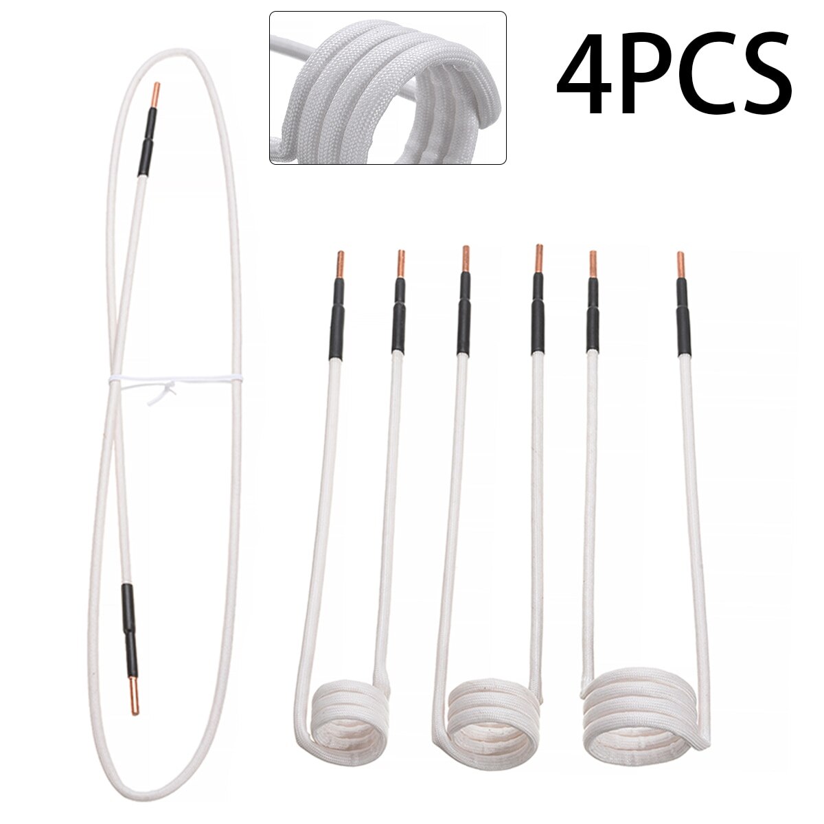 4Pcs/set Magnetic DIY Induction Heater Coils Kit F... – Grandado