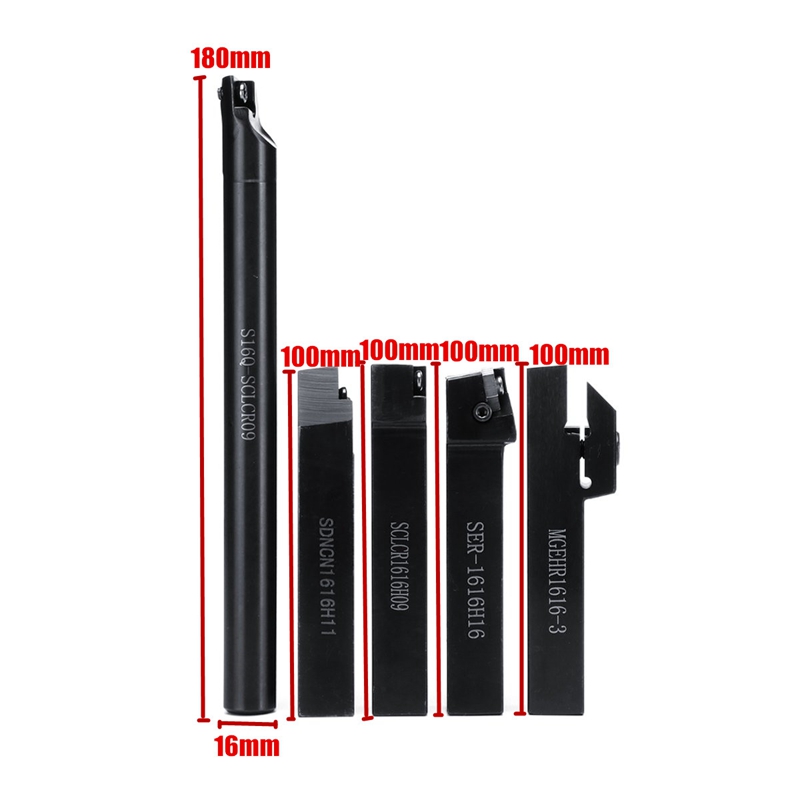 GTBL 5Pcs 16mm Lathe Turning Tool Holder Boring Ba... – Grandado