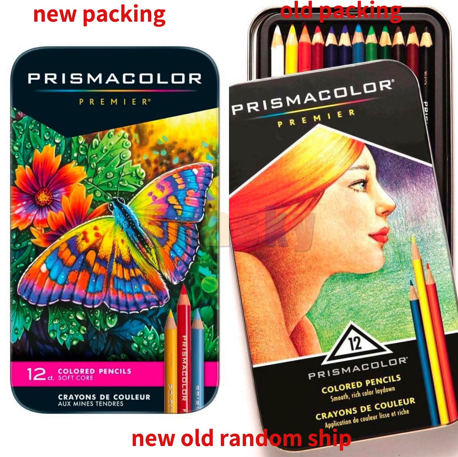 24 skin 150 Colored Pencil soft oil pencil Prismac... – Grandado