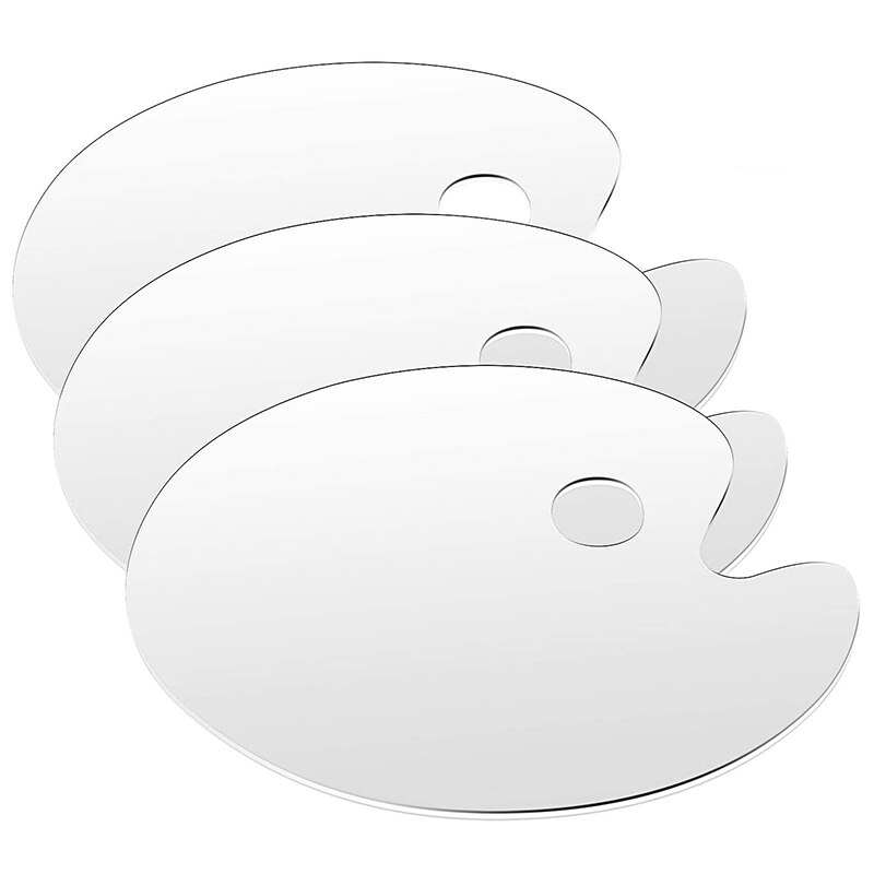 PPYY-3 Pack Clear Paint Palette Acrylic Paint Tray... – Grandado