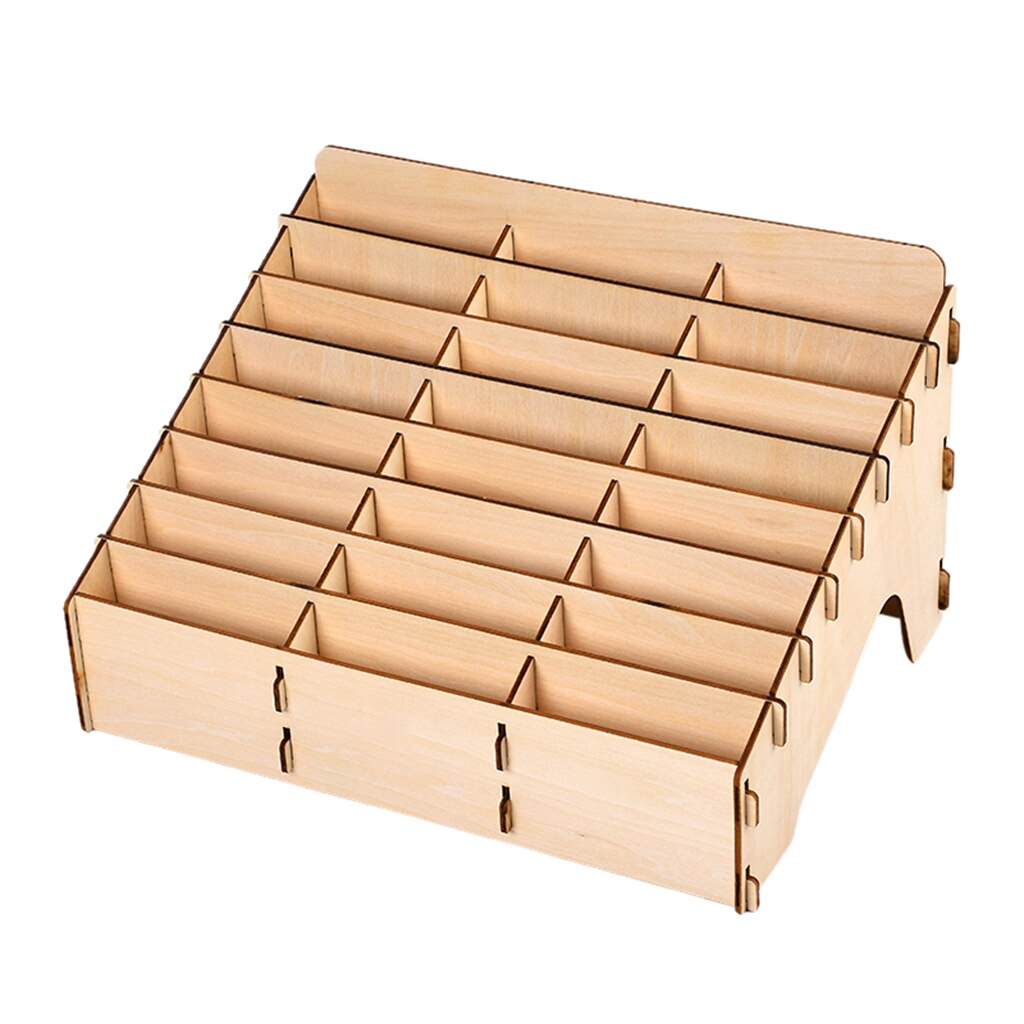 DIY Craft Pigment Color Paint Ink Wooden Storage R... – Vicedeal