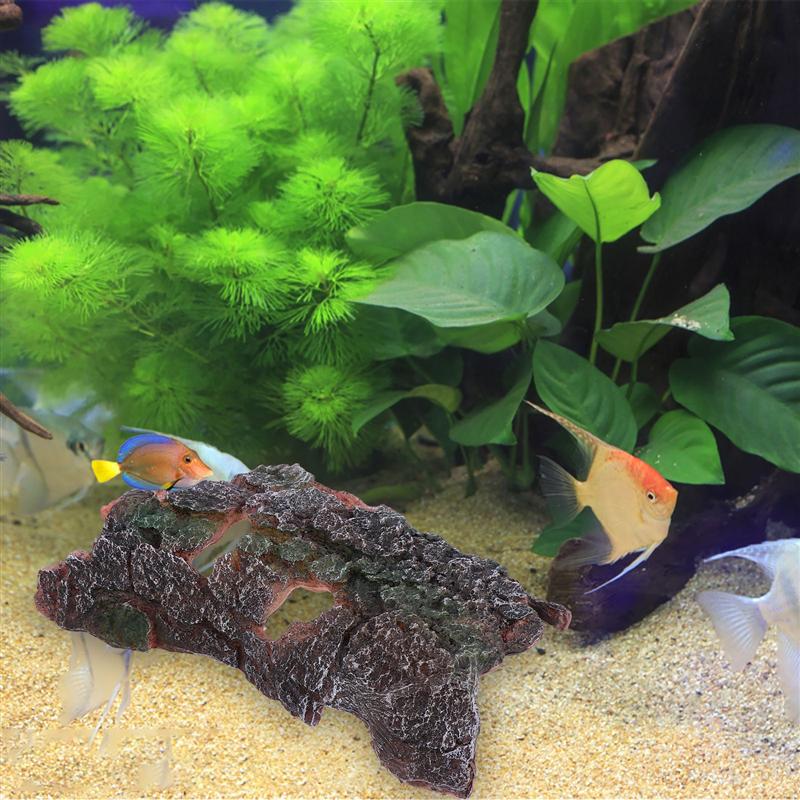 1pc Aquarium Trunk Cave Resin Durable Fish Shelter... – Grandado