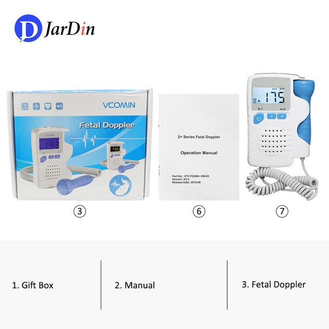 Doppler Fetal Heart rate Monitor Hand-hold Home Pr... – Grandado