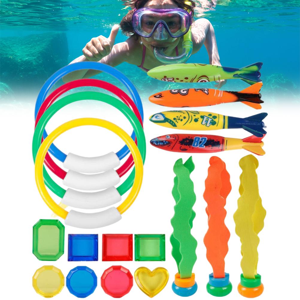 Diving Torpedo Rocket Throwing Toys Pool Diving Ga... – Grandado
