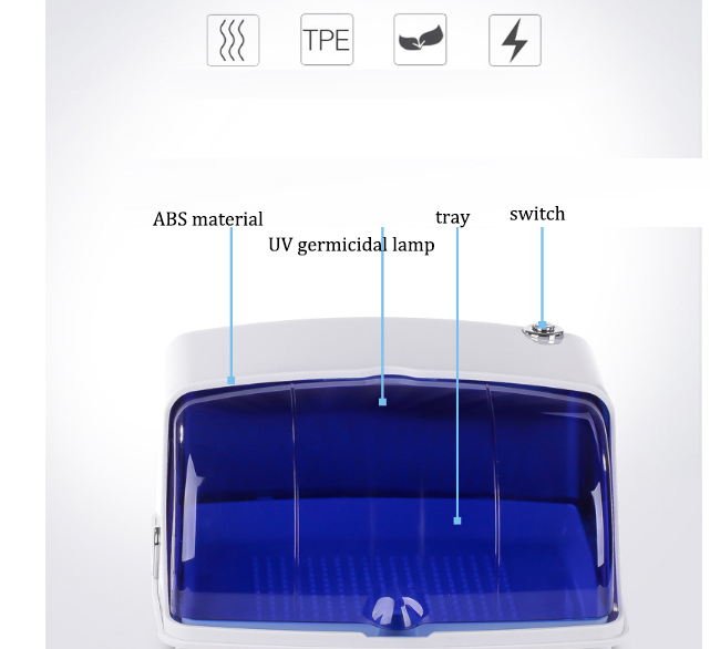 UV Disinfection Cabinet Ozone sterilizer Nail Tool... – Grandado