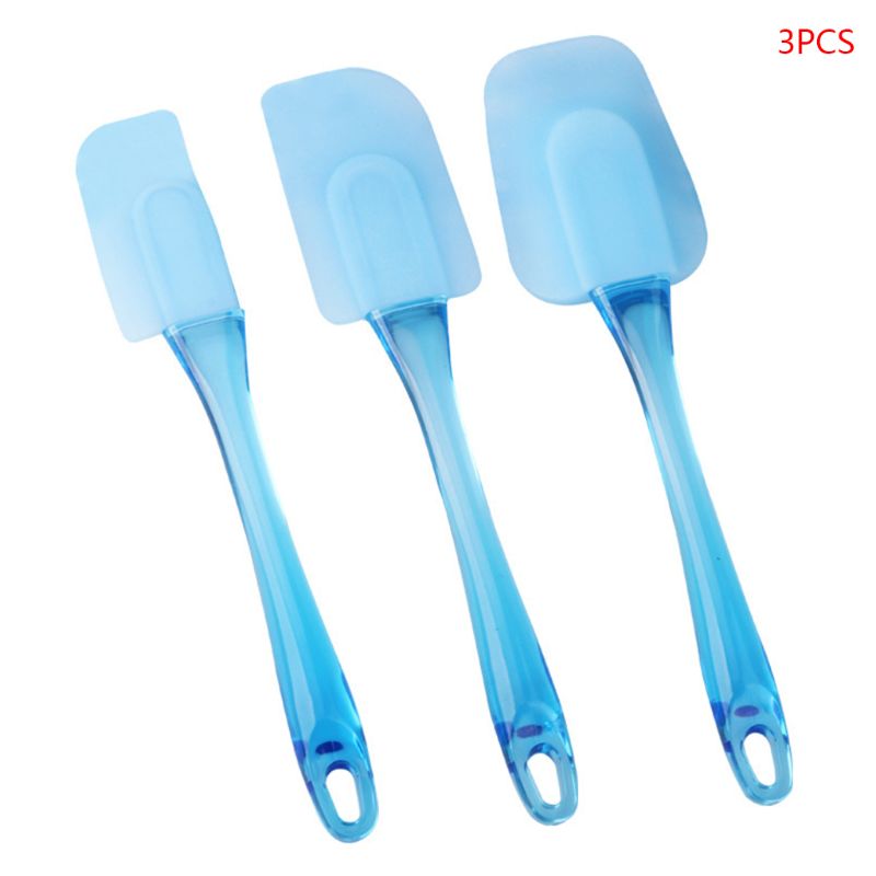 3Pcs Silicone Spatula Set Heat Resistant Non Stick... – Grandado