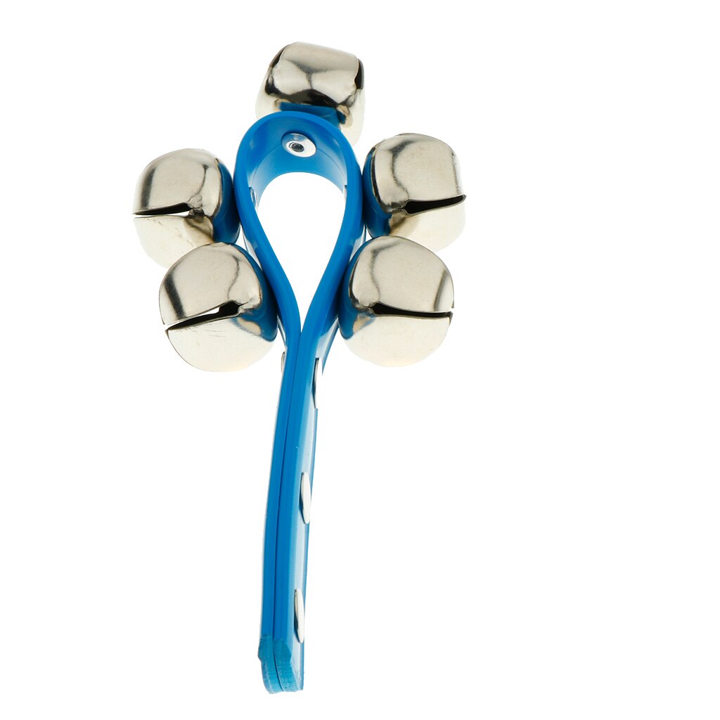 Finest Handbell Blue Plastic Strap 5 Jingle Bells ... – Grandado