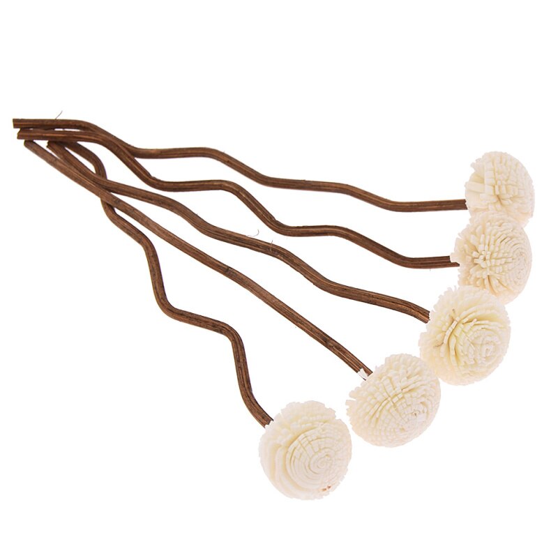 5pcs Wavy Rattan Reeds Through Flowers Diffusers A... – Grandado