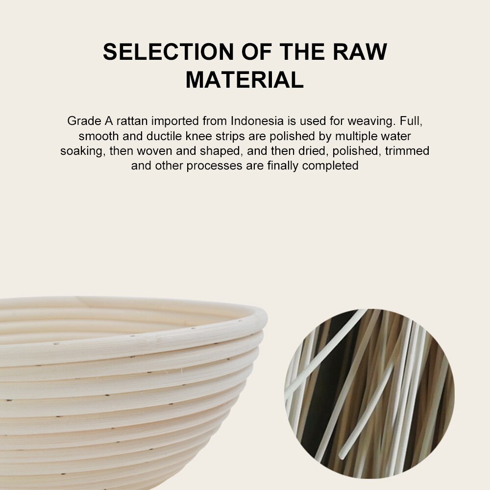 Natural Rattan Fermentation Wicker Basket Country ... – Grandado