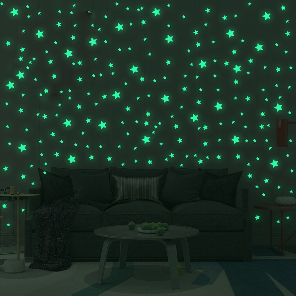 Luminous Wall Sticker Night Glowing Wall Decal Liv... – Grandado