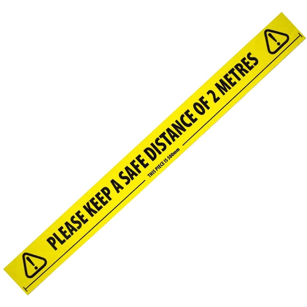 Safety Tape 2 Metre Aparts Social Safe Distancing ... – Grandado
