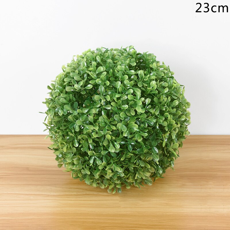18/23/28cm Artificial Grass Ball DIY Garden Mall H... – Grandado